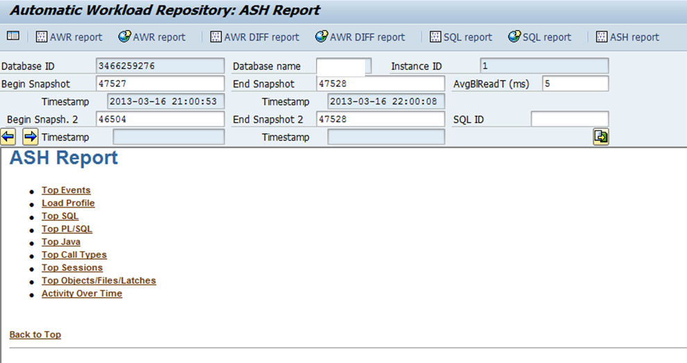 How to run SAP transaction ST04 – database performance monitor | SAP application performance